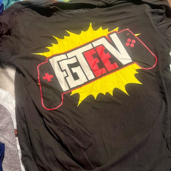 Shirts & Tops | Black Fgteev Graphic Tshirt | Poshmark